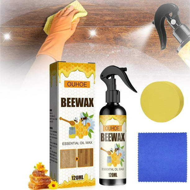 SURJDE Ouhoe Beeswax Spray Cleaner, Ouhoe Natural Micro-Molecularized ...
