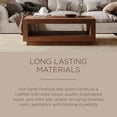 Maven Lane Artemis Contemporary Cocktail Wooden Coffee Table, Refined ...