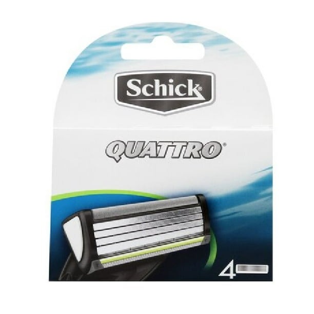 Schick Quattro for Men Refill Blade Cartridges, 4 ct - Walmart.com