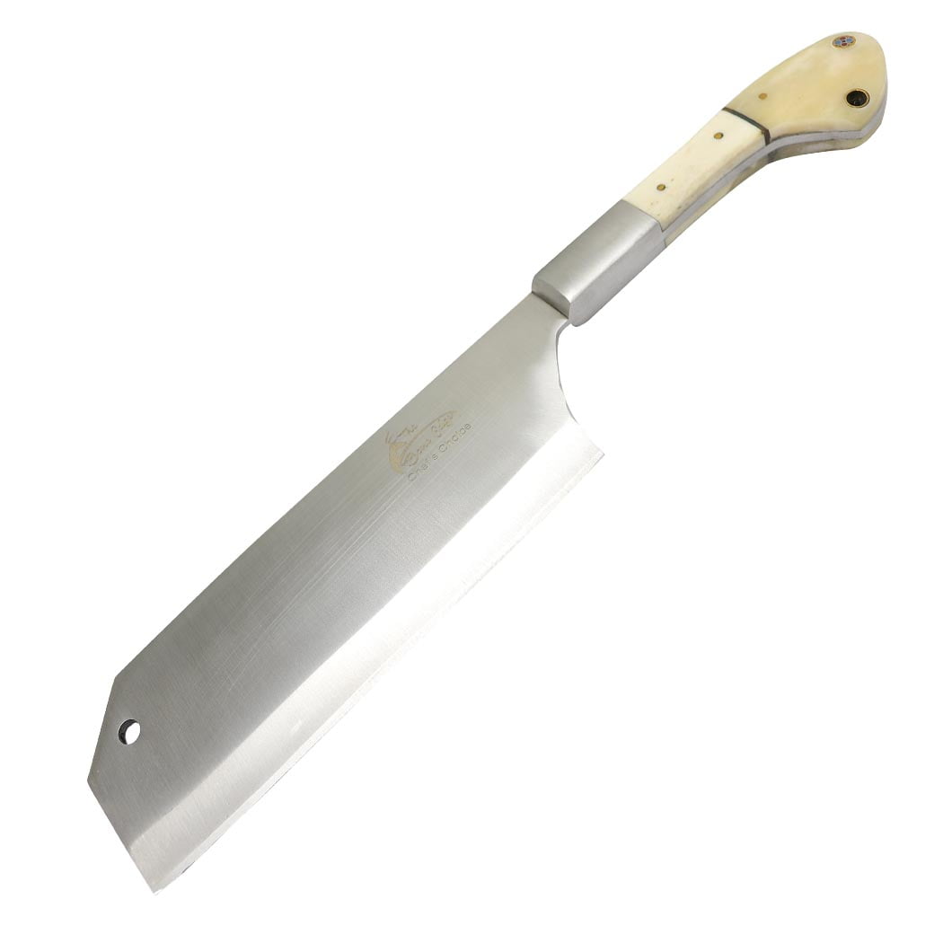 TheBoneEdge 12' Cleaver Stainless Steel Full Tang Butcher Knife Bone ...