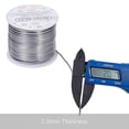 Round Aluminum Wire Silver 12 Gauge 2mm 98.42 Feet(30m)/roll diy ...
