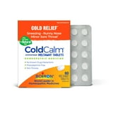 Boiron ColdCalm Tablet Relief of Common Cold Symptoms Sneezing, Runny ...