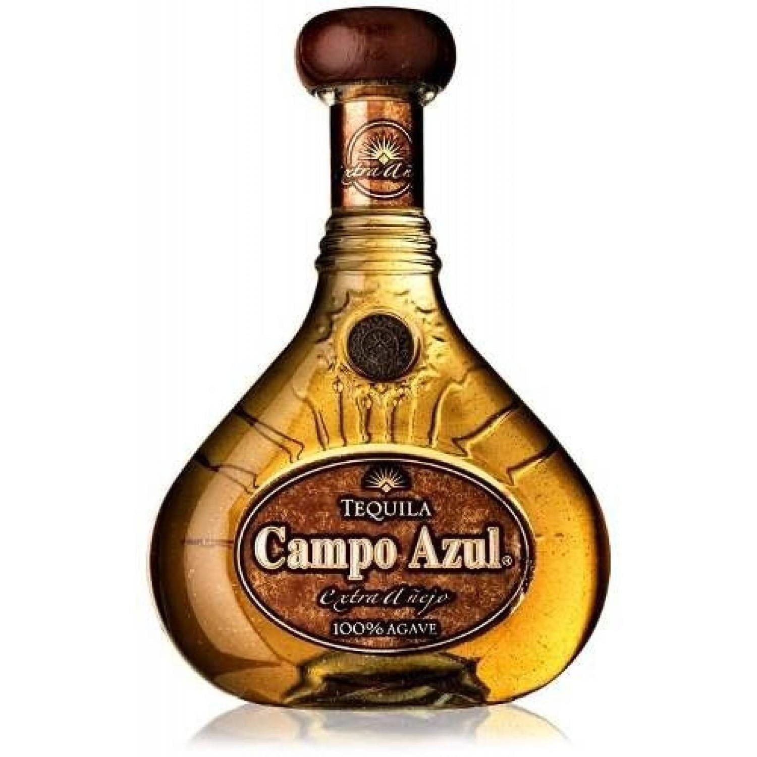 Caja de 4 Tequila Campo Azul Extra Añejo 750 ml | Bodega Aurrera en línea