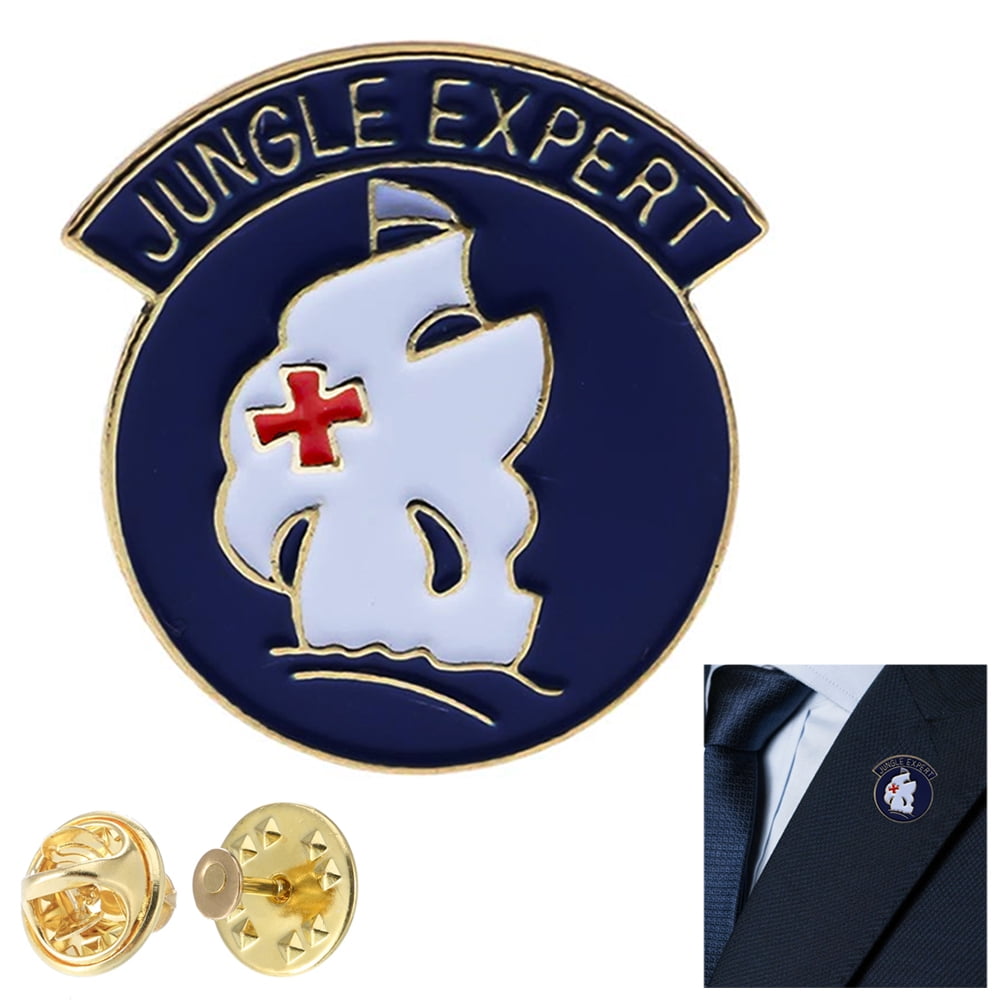 US Army Jungle Expert Lapel Hat Tie Pin Badge 1-inch Wear It Proudly ...