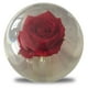 Clear Red Rose Bowling Ball- 14lbs - Walmart.com