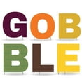 Outdoor Lawn Decorations: Gobble Thanksgiving Yard Letters with Short ...