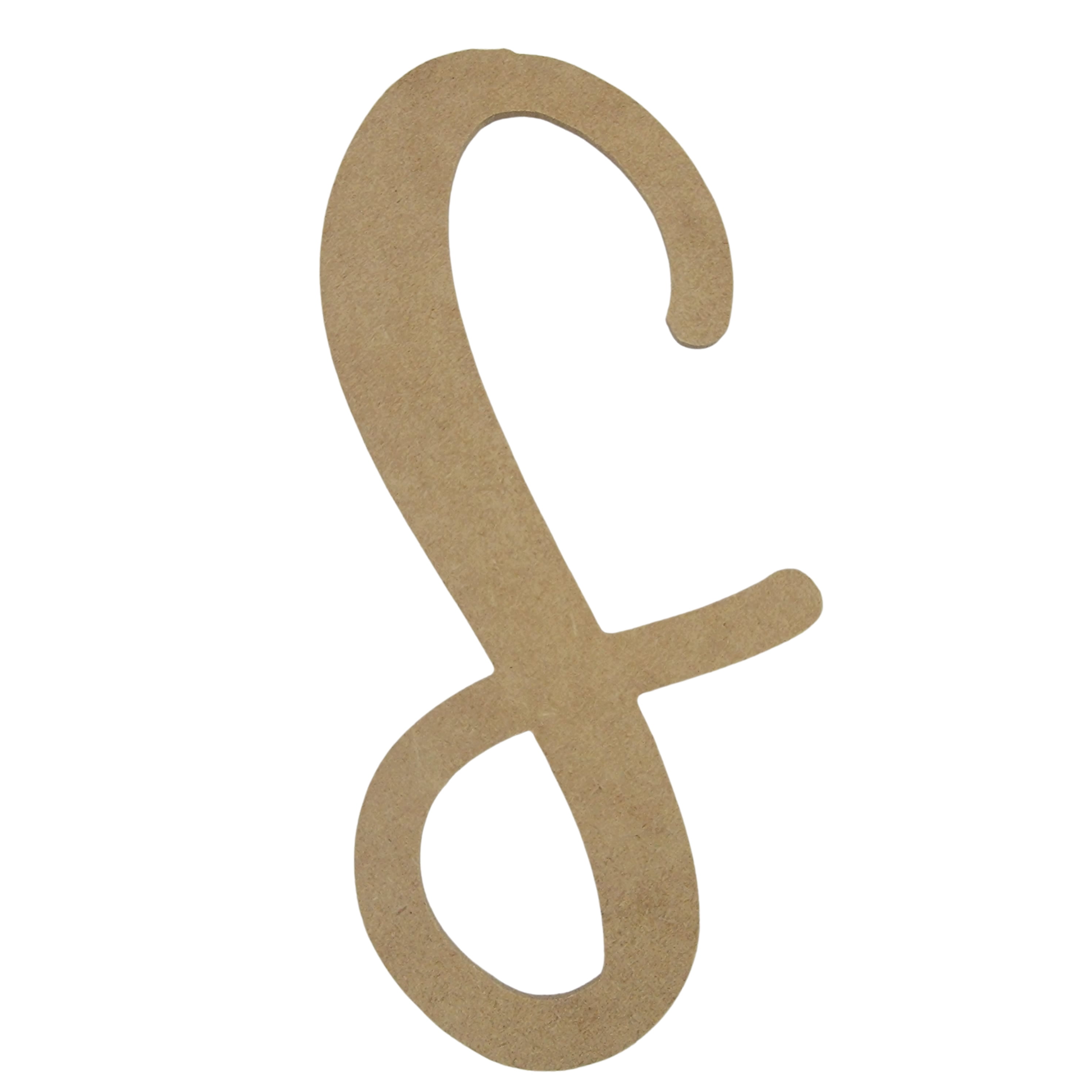 Wooden Letter Unfinished, Colleen Font, Craft Cutout - Walmart.com