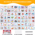 Allnice Visual Schedule for Kids, 2 in 1 Daily Visual Planner Chore ...
