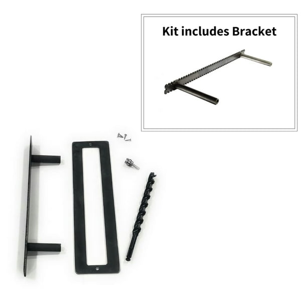 Heavy Duty Metal Floating Shelf Brackets Easy Mount, Mounting Locations ...
