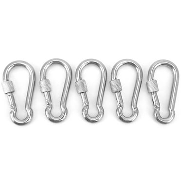 Boat Marine Clip 9cm Stainless Steel Snap Hook Carabiner W/ Screw 10mm ...