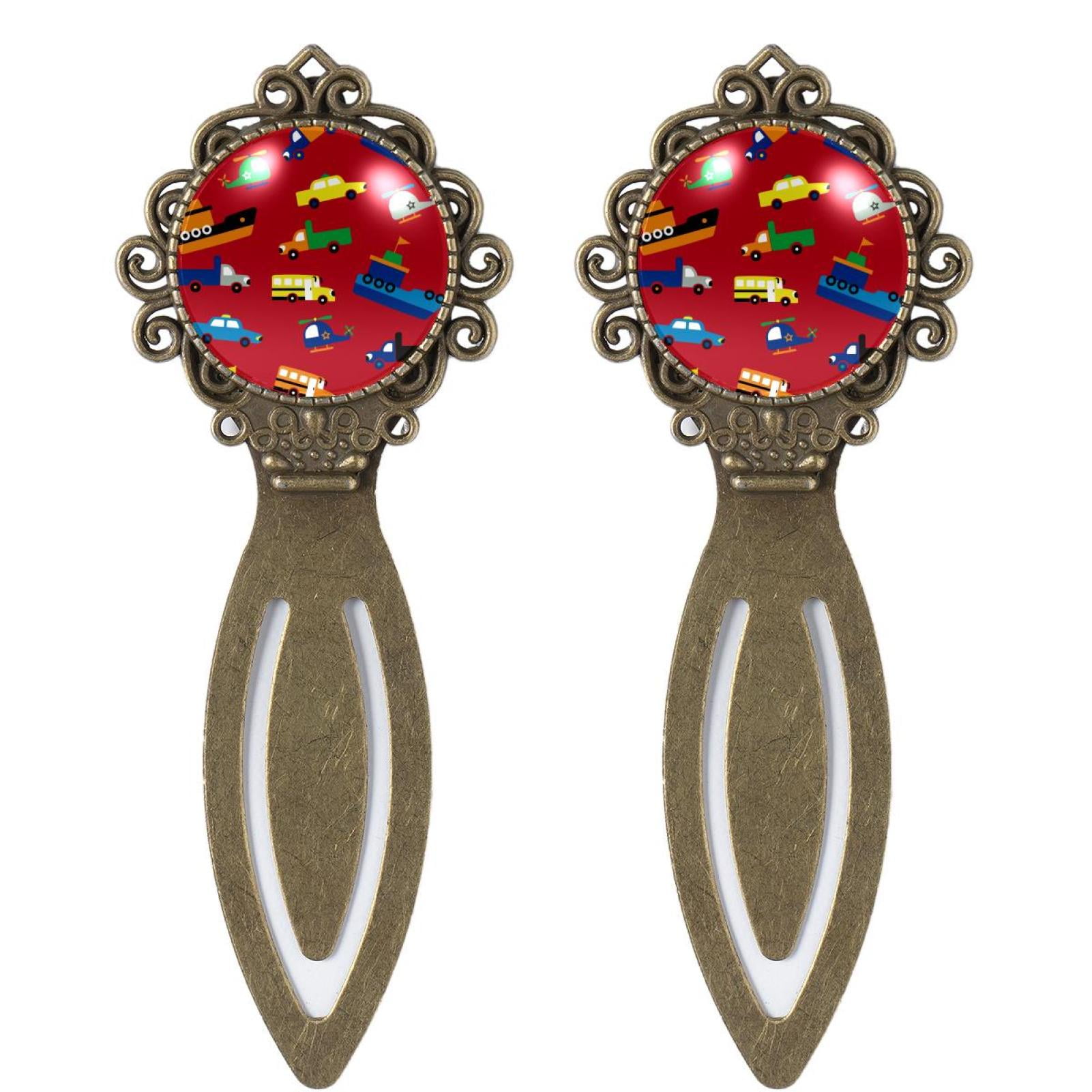 Bookmark Gift Box Set Vintage Bookmarks Page Holder with Crystal Glass ...