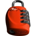 TraverGo 4 Digit Combination Lock, Red TR1140RD - Walmart.com