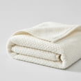 Creatitoy High Density Coral Fleece Towel Lightweight Absorbent Solid ...