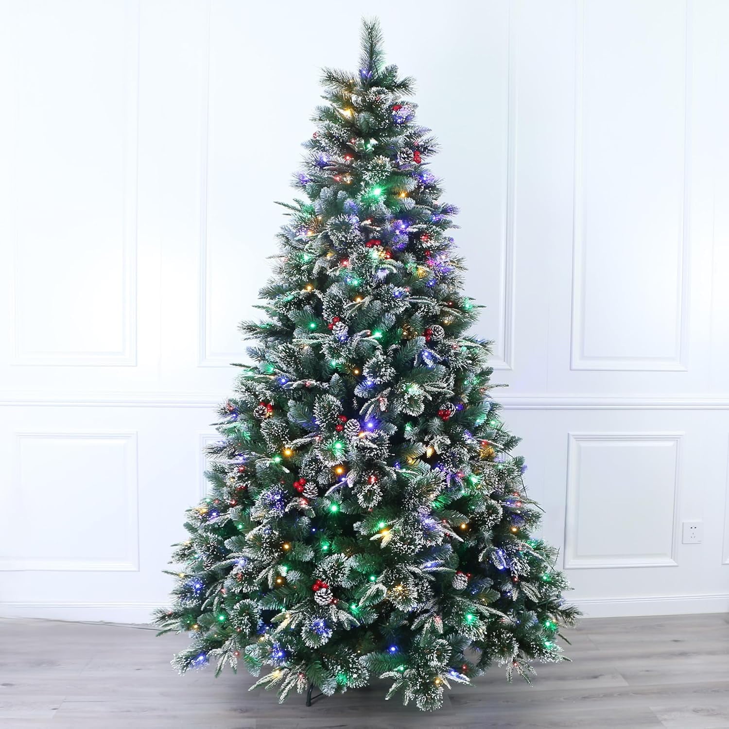 Click here for Holiday Stuff 8ft Super Dual Frosted Pine Christma... prices