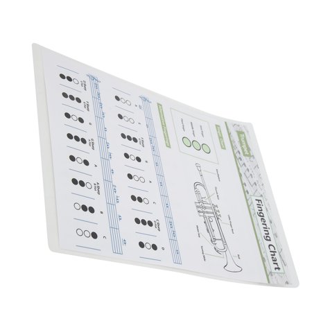 Trumpets Note Reference, Art Paper Clear Wear Durable Portable Trumpet ...