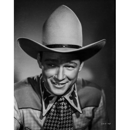 Roy Rogers posed in Portrait with Cowboy Hat Photo Print (8 x 10 ...