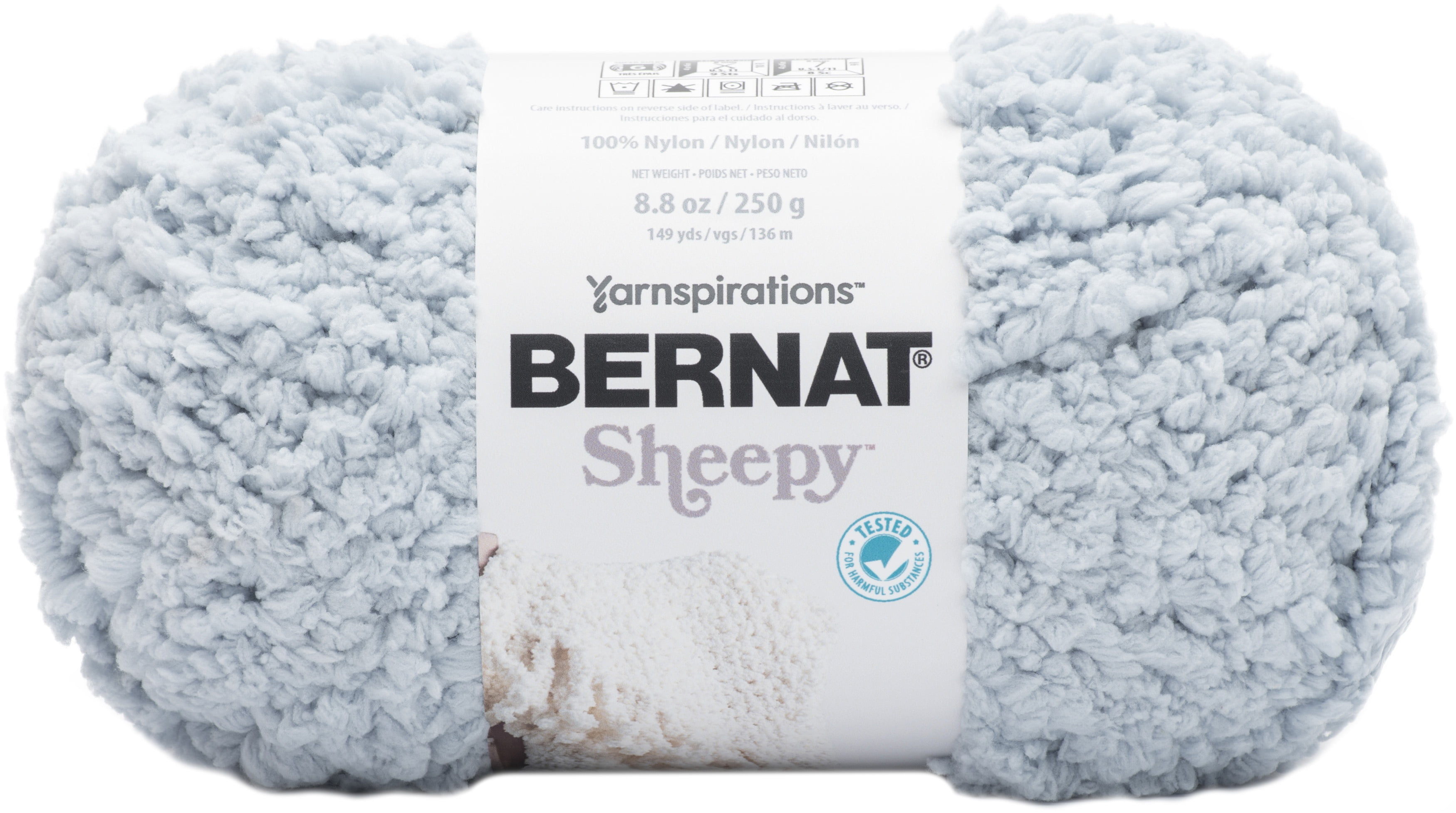 Bernat Sheepy Yarn-Baa Baa Blue - Walmart.com
