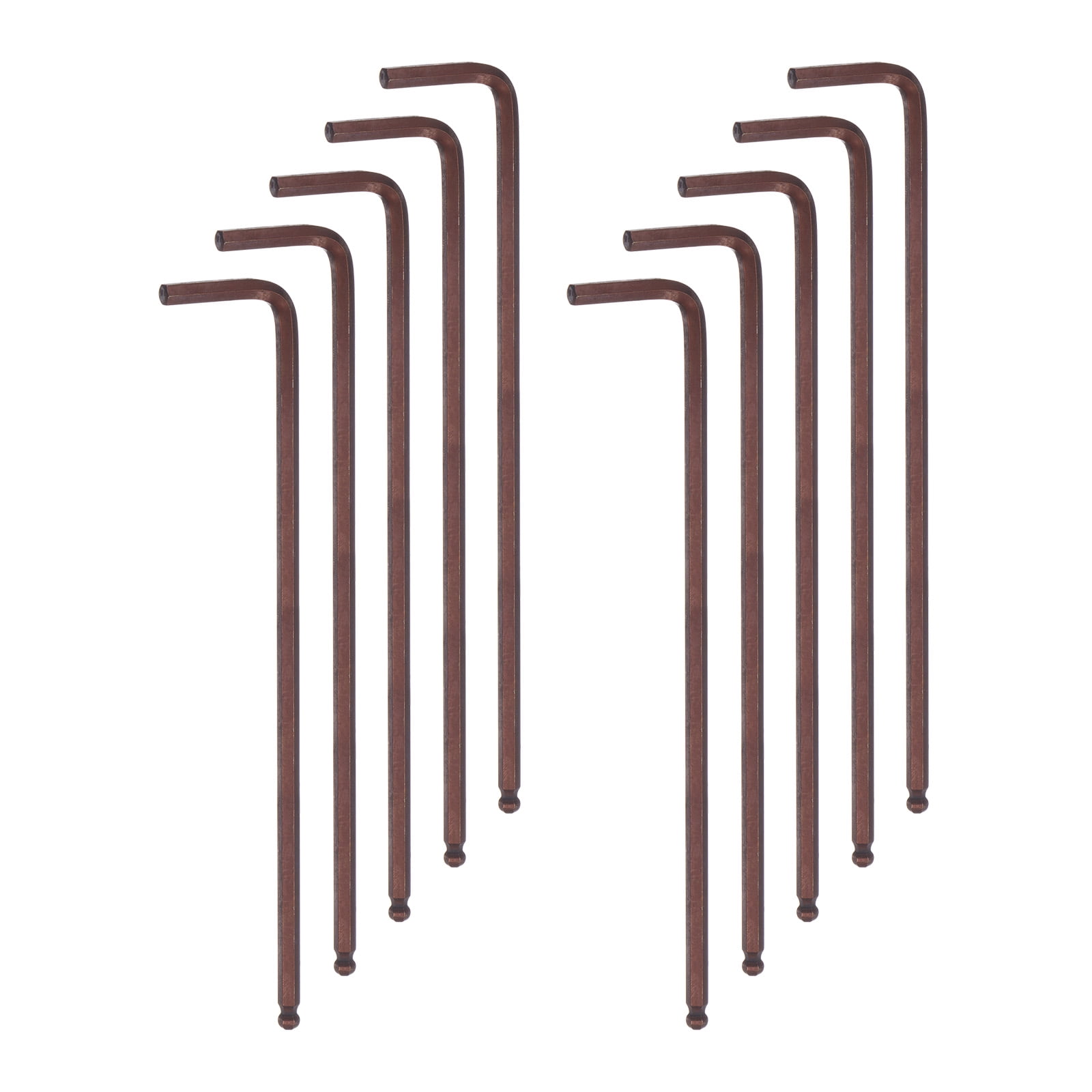 Click here for Uxcell 10pcs Ball End Hex Key Wrench 4mm L-Shape E... prices