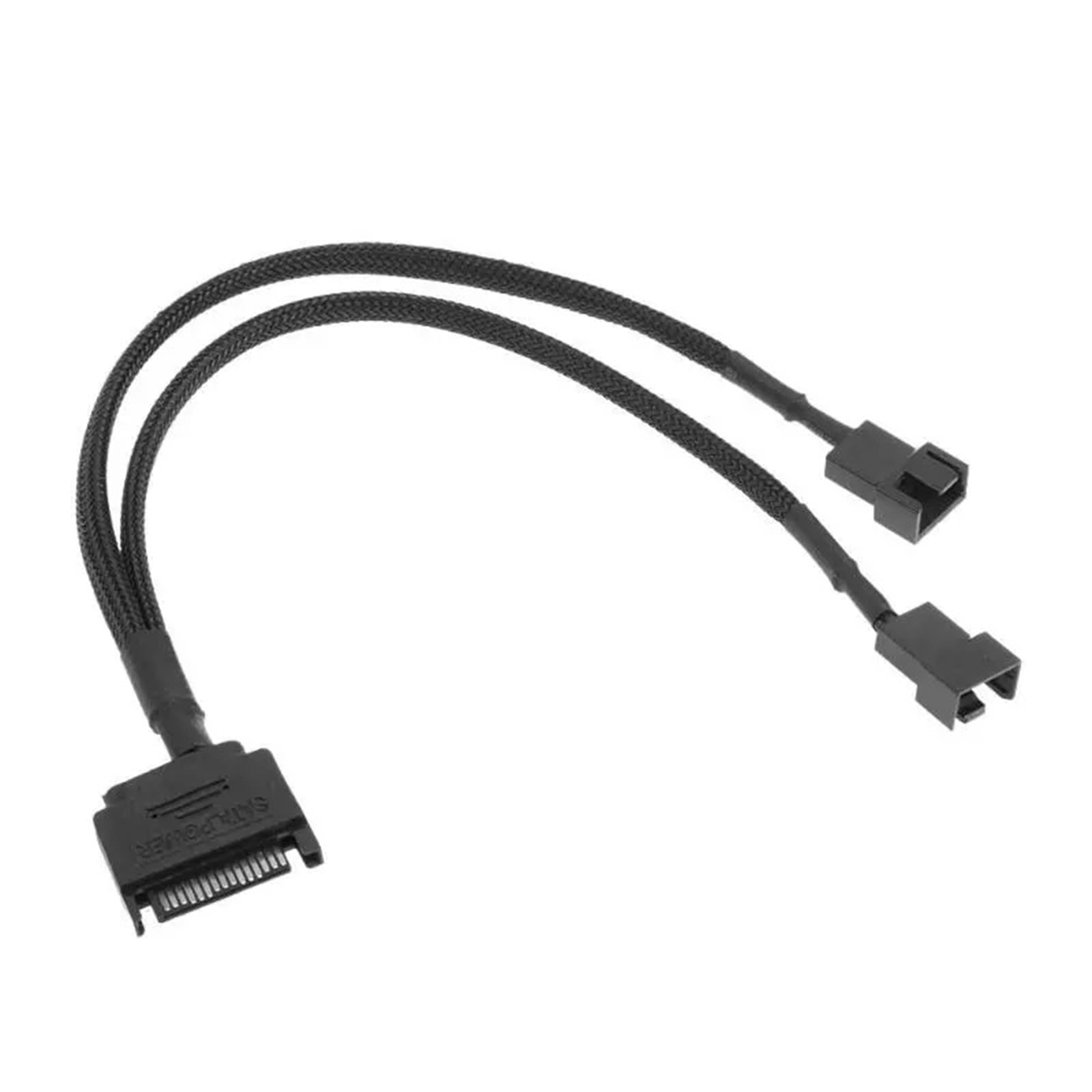 SATA 15 Pin to 3 Pin/4 Pin Laptop Motherboard CPU Fan Extension Cable ...