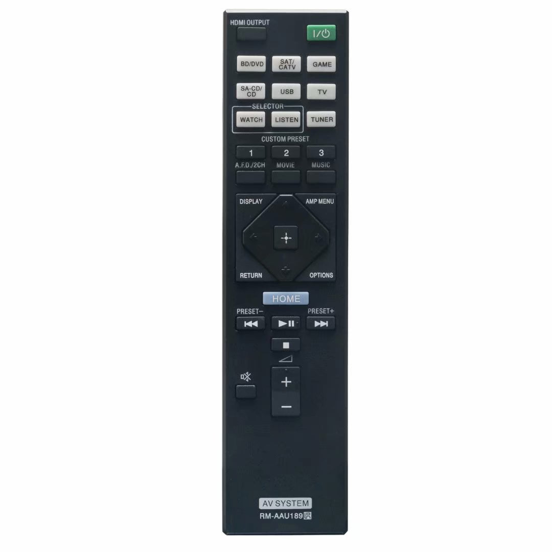 New RM-AAU189 remote control for Sony AV Receiver 1-492-706-11 ...