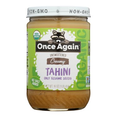 LiOR Tahini | USDA Organic | Pure Stone Ground Sesame Butter | 16 oz ...