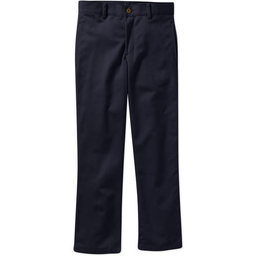 GEORGE - George Boys School Uniform Flat Front Twill Pant With ...