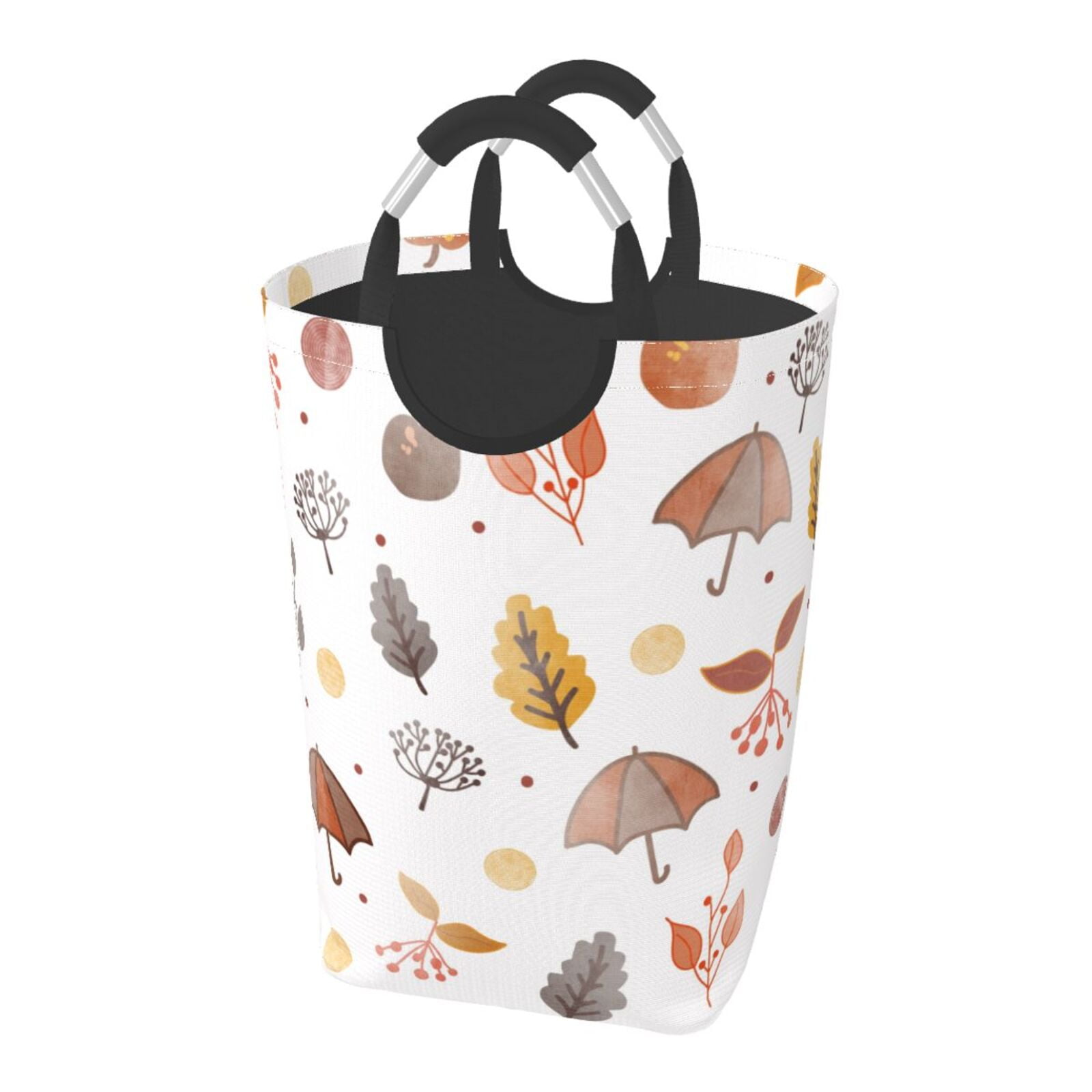 XMXT Large Collapsible Laundry Hamper, Autumn Drawing Patterns Laundry ...