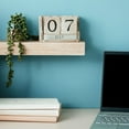 "Juvale Wooden Perpetual Block Calendar, Bamboo Date Display, Rustic ...