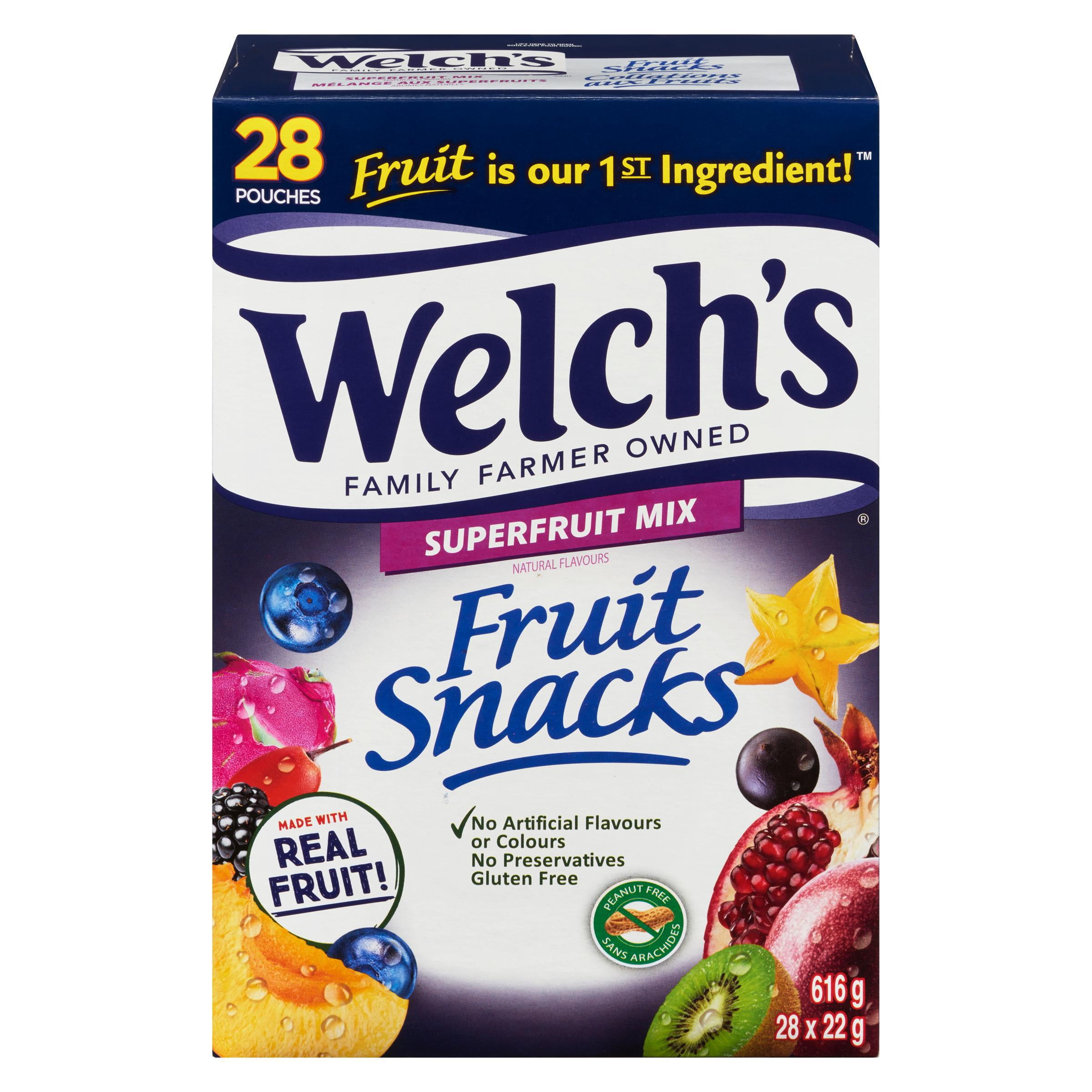 Welch’s® Fruit Snacks Superfruit 28ct - Walmart.ca