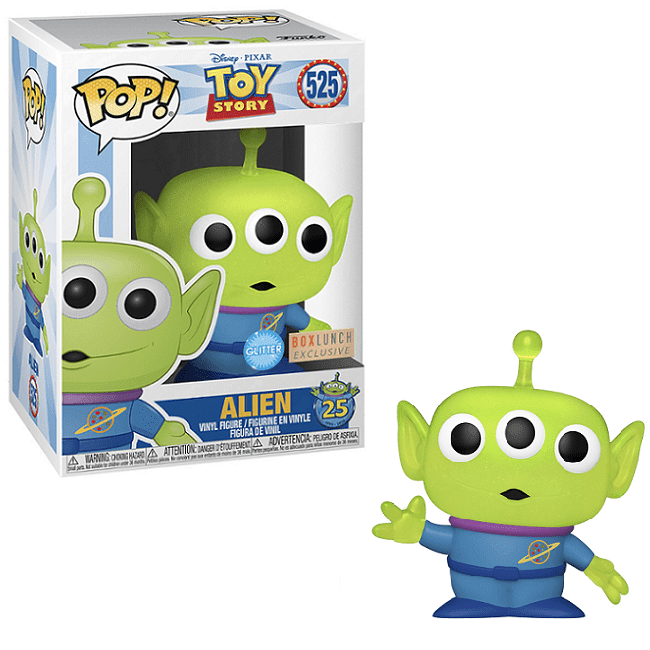 Funko POP! Disney Toy Story Alien #525 [Glitter] Exclusive - Walmart.com