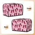 2 Slice Toaster Cover with Pockets - pink cowgirl red boots Western ...