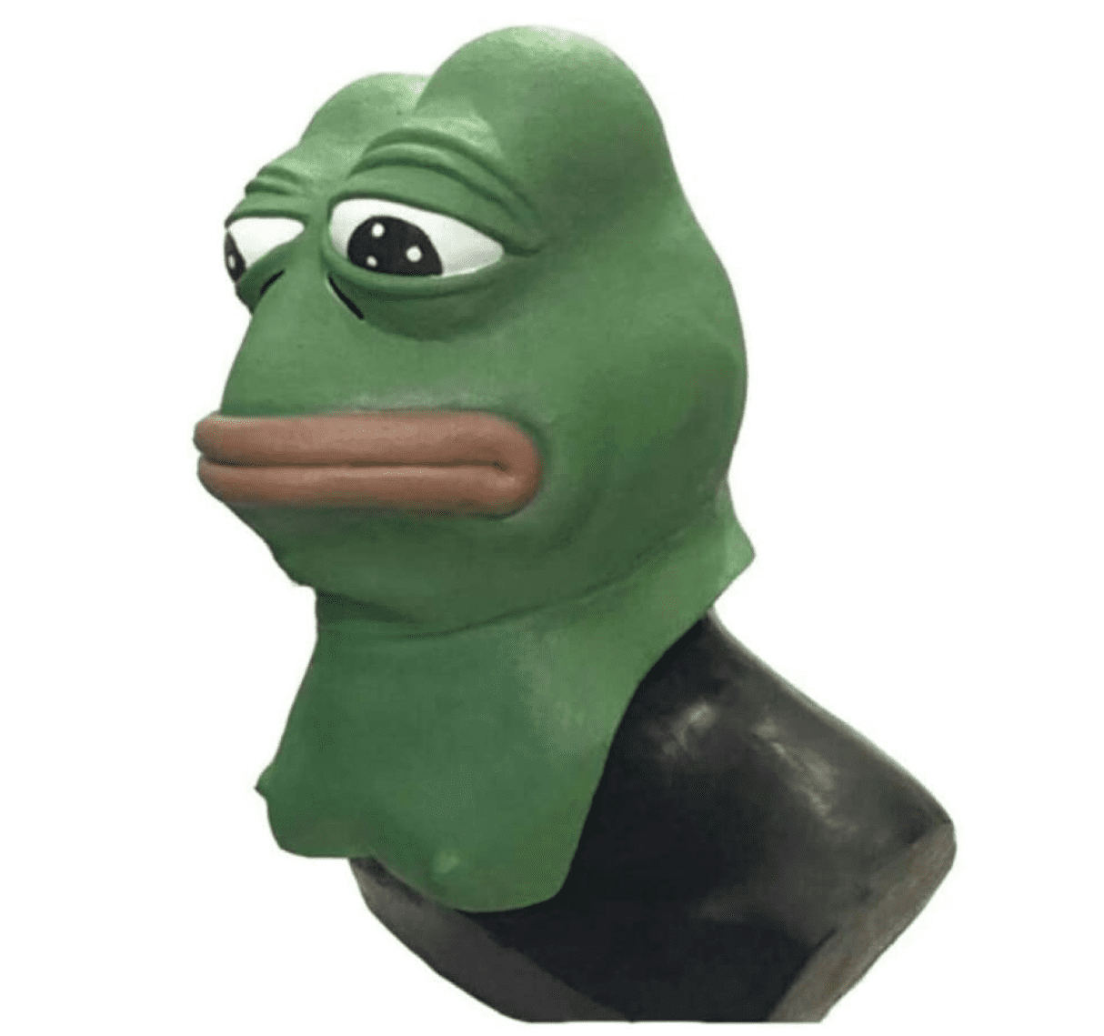 Buy Realistic Rubber Animal Frog Latex Mask, Comic Frog Troll Face Meme ...