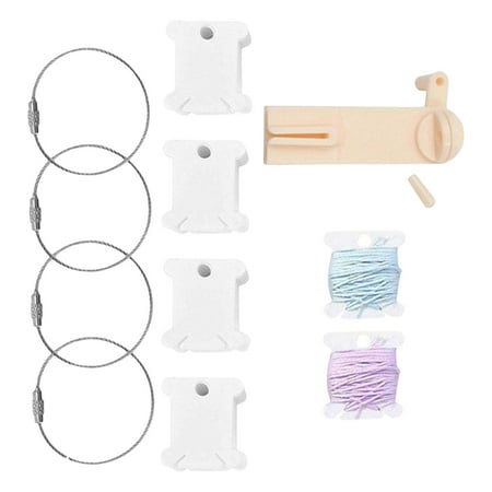 120x Floss Bobbins with Bobbin Winder Floss for Cross Stitch | Walmart ...