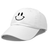 DALIX Smile Face Baseball Cap Smiling Happy Dad Hat Men Women Teens in ...