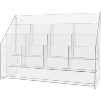 Paper Holder Clear Tri Fold Brochure Holders Clear Acrylic Brochure ...