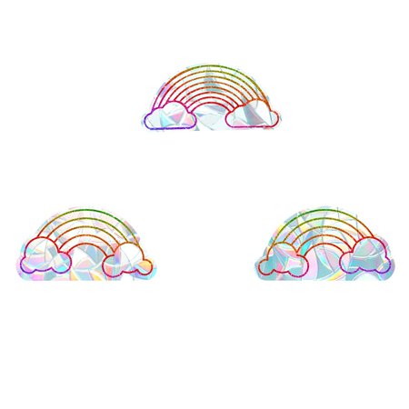 Stickers Rainbow Anticollision Window Glass Warning Decal To Bird ...