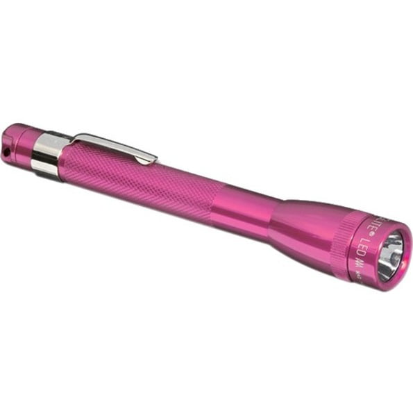 Maglite Mini Maglite AAA LED 111 Lumens, Compact, Hot Pink Color, 2 AAA ...