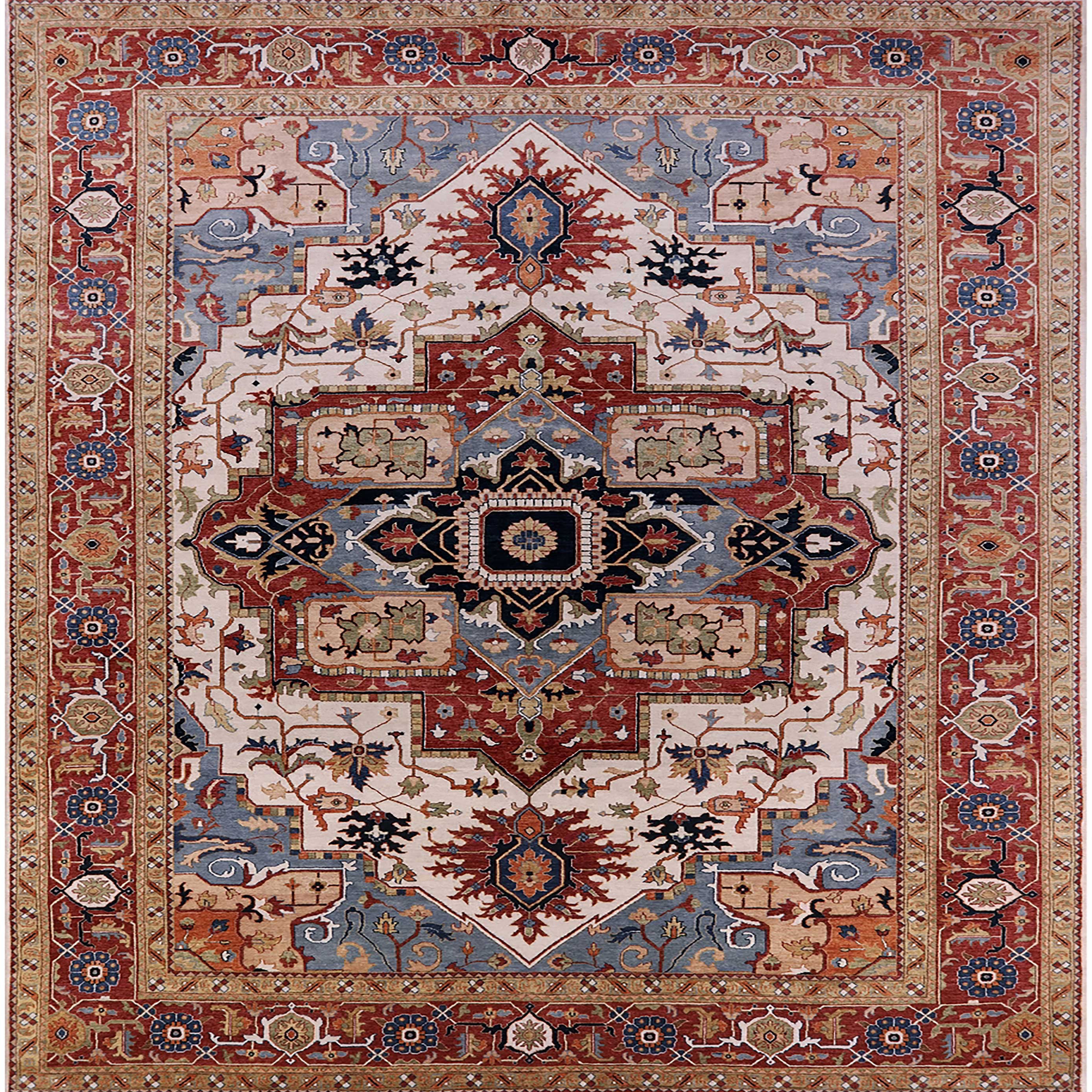 Ahgly Company Indoor Square Mid-Century Modern Light French Beige Brown ...