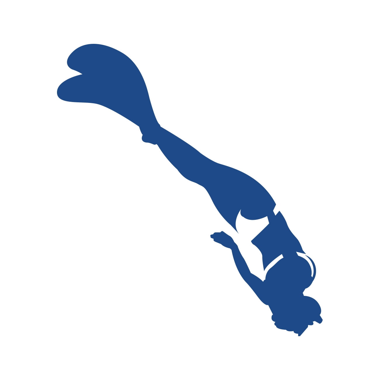 Woman Freediving Sticker Decal Die Cut - Self Adhesive Vinyl ...
