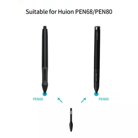 Huion PN01 10pcs Replacement Pen Nibs Graphics Tablet Pen Nibs Wear ...