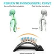 Lumbar Massager Back Stretcher Lumbar Correction Pad Back Support ...