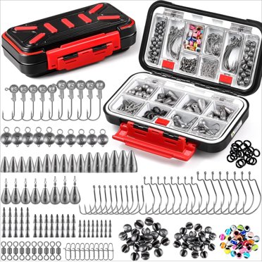 Saltwater Fishing Tackle Kit Surf Fishing Gear Ocean Saltwater Lures ...