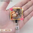 Baby Monkey Punch Badge Reel, Sad Monkey ID Holder, Animal Lover Badge ...