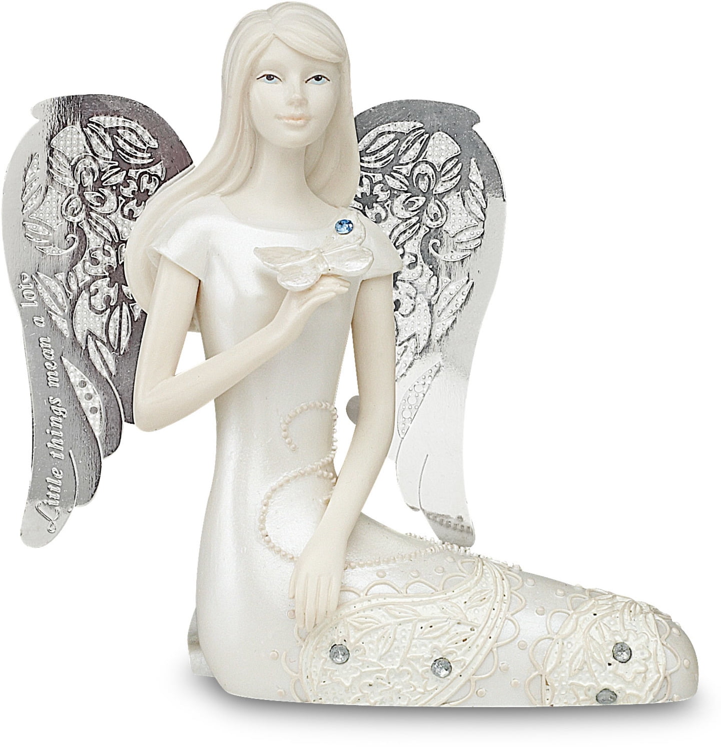 Little Things Mean A Lot - Monthly Birthstone Angel Figurine Birthday ...