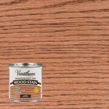 Western Oak, Varathane Premium Fast Dry Wood Stain-370870, Half Pint, 4 ...