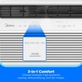 Midea 12,000 BTU Window Air Conditioner, Smart Inverter, Cools Up To ...