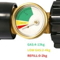 Roastove Universal POL Propane Tank Adapter with Gauge, Converts to ...