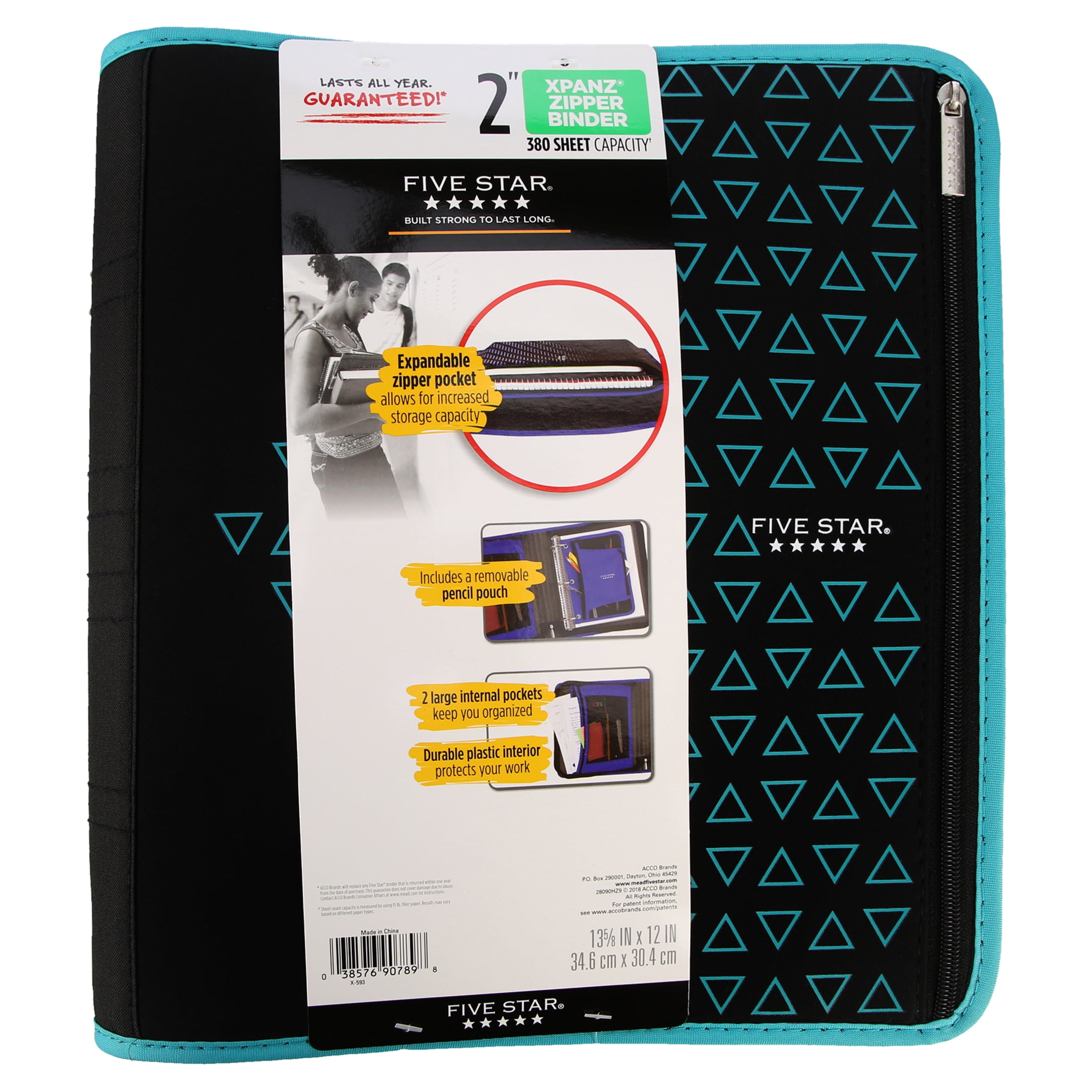 Zipper Binders For Girls Five Star