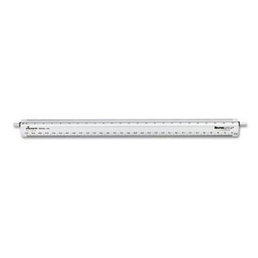 Chartpak Adjustable Triangular Scale Aluminum Architects Ruler, 12 ...