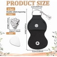201 Stainless Steel Guitar Picks with Black PU Leather Guitar Picks ...